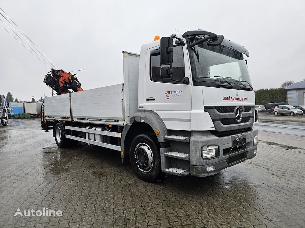 Mercedes-Benz Axor 1829 // 2012r // Palfinger 16001-K kamion s ravnom platformom