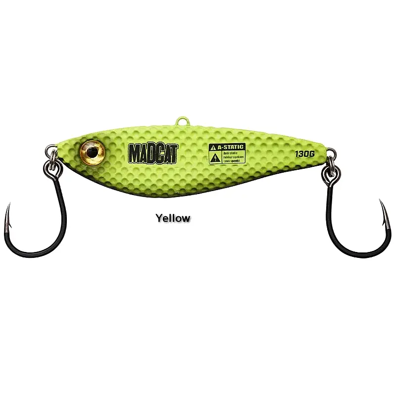 DAM MADCAT VIBRATIX 12CM 110G FLUO YELLOW UV NEW 2021 (4DVM 70796)