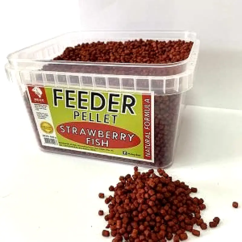 Meleg FEEDER PELLET STRAWBERRY FISH 800gr