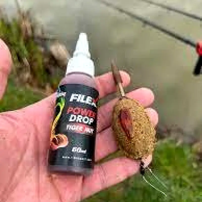 FIL FISHING FILEX POWER DROP 60ml STRAWBERRY (90-5077)