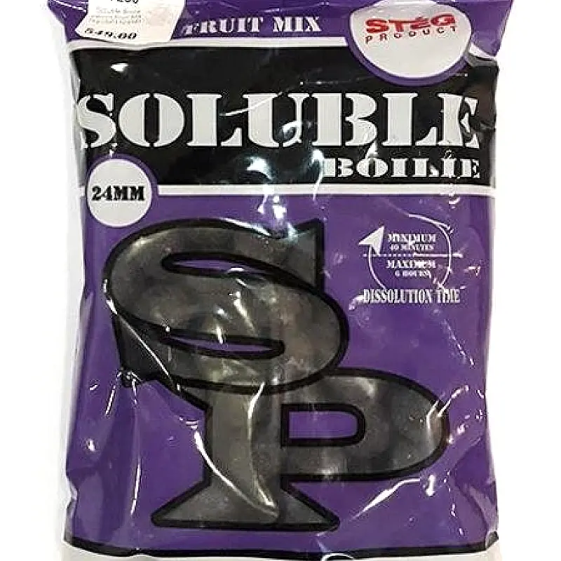 STEG SOLUBLE BOILIE 24mm 1kg FRUIT MIX