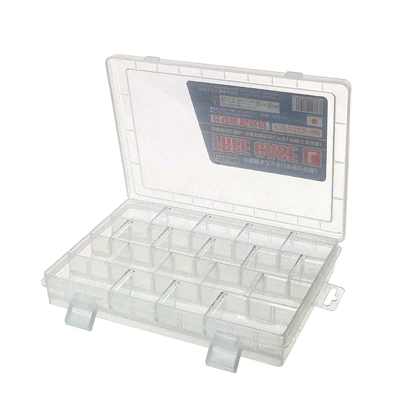 Meiho PLASTIC BOX FREE CASE L (=FEEDER 1200) Clear 54378