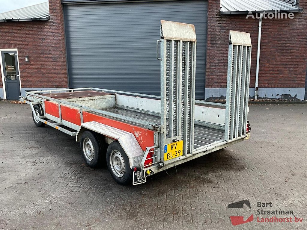 Atec EZH 3 Assen Schamelwagen Dieplader Machinetransporter met Oploop prikolica furgon