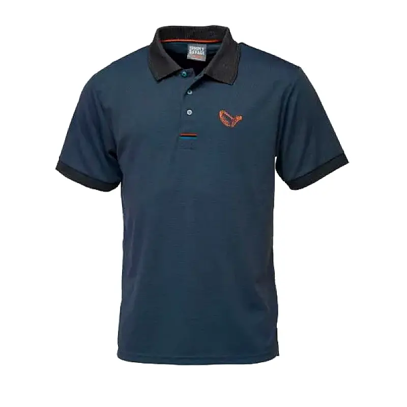 SAVAGE GEAR MAJICA POLO SIMPLY, XL /OMBRE BLUE (7SGM 62283)