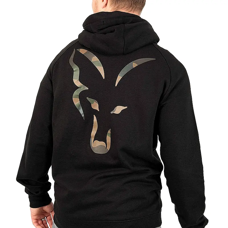 FOX DUKS LW Black/Camo Print Zip Hoody-XL (CFX137) 60534