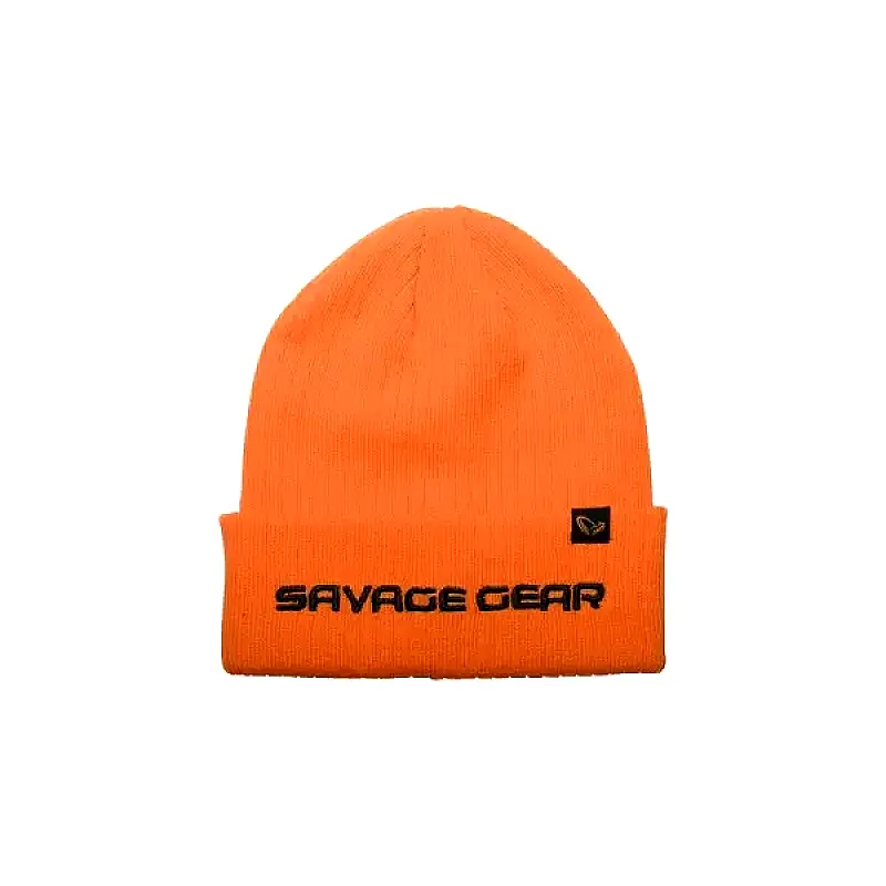 SAVAGE GEAR KAPA ZIMSKA FOLD-UP BEANIE /SUN ORANGE (7SGK 73742)