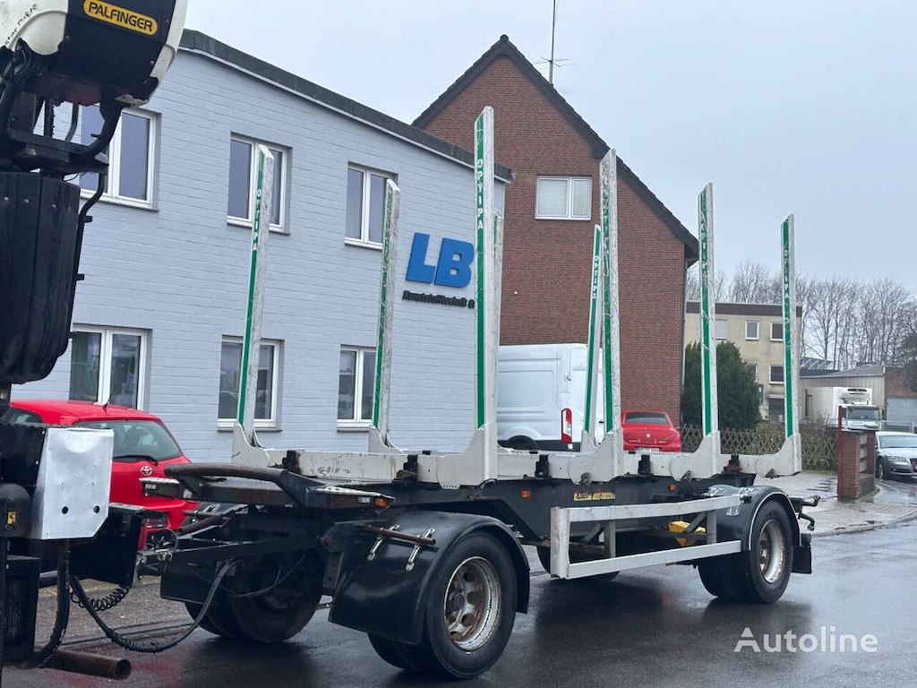 Nova Ebert KHA 18*Holztransporter*TÜV*1Hand*German* šumarska prikolica