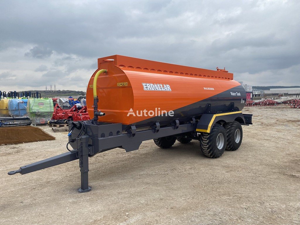 Novi ERDALLAR TANDEM AXLE WATER TANKER TNK-140-2 prikolica cisterna za vodu