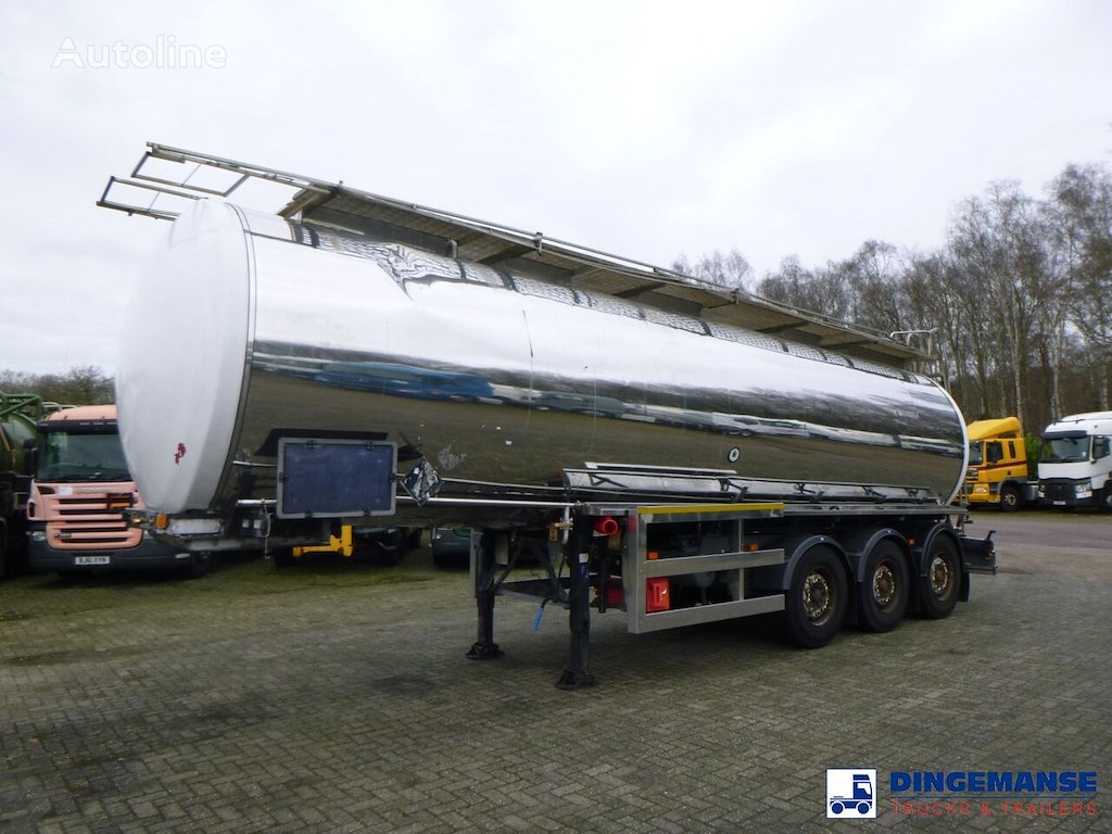 Clayton Chemical tank inox 35.2 m3 / 1 comp cisterna za prevoz hemikalija