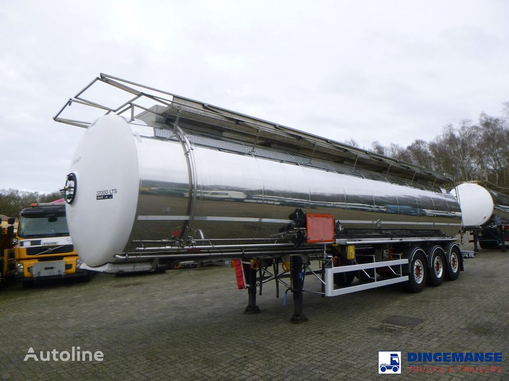 Magyar Chemical tank inox L4BH 37.4 m3 / 1 comp cisterna za prevoz hemikalija