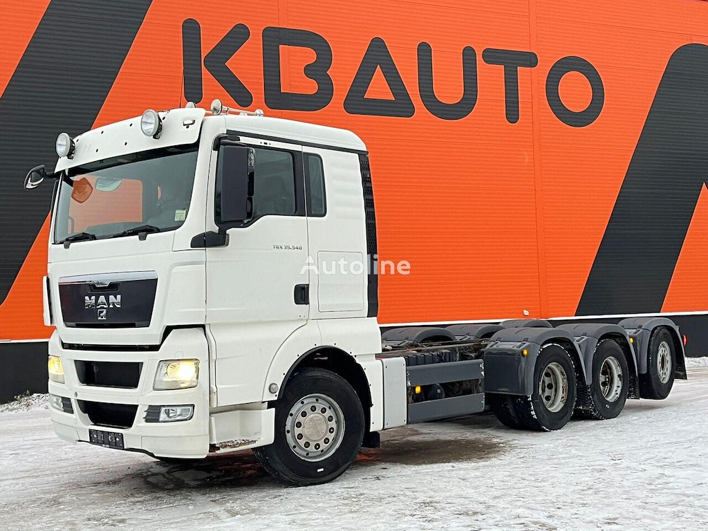 MAN TGX 35.540 8x4*4 9 TON FRONT AXLE / HYDRAULICS / PTO / INTARDER kamion šasija