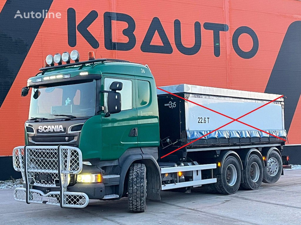 Scania R 730 8x4*4 FOR SALE AS CHASSIS / 9 TON FRONT AXLE / CHASSIS L=5 kamion šasija