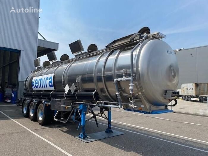 Burg | 16-27- Z | 3 axle coated stainless steel tank trailer |28600 l poluprikolica autocisterna