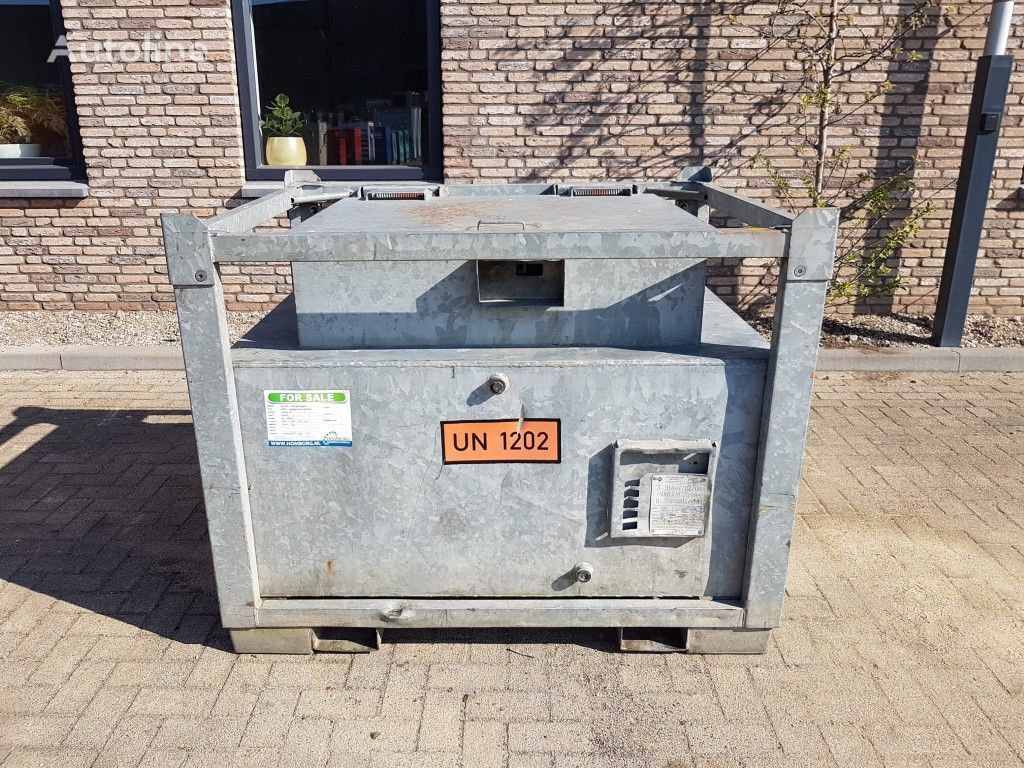 Otto 1000 liter dieseltank IBC Gegalvaniseerd as New ! rezervoar za skladistenje goriva