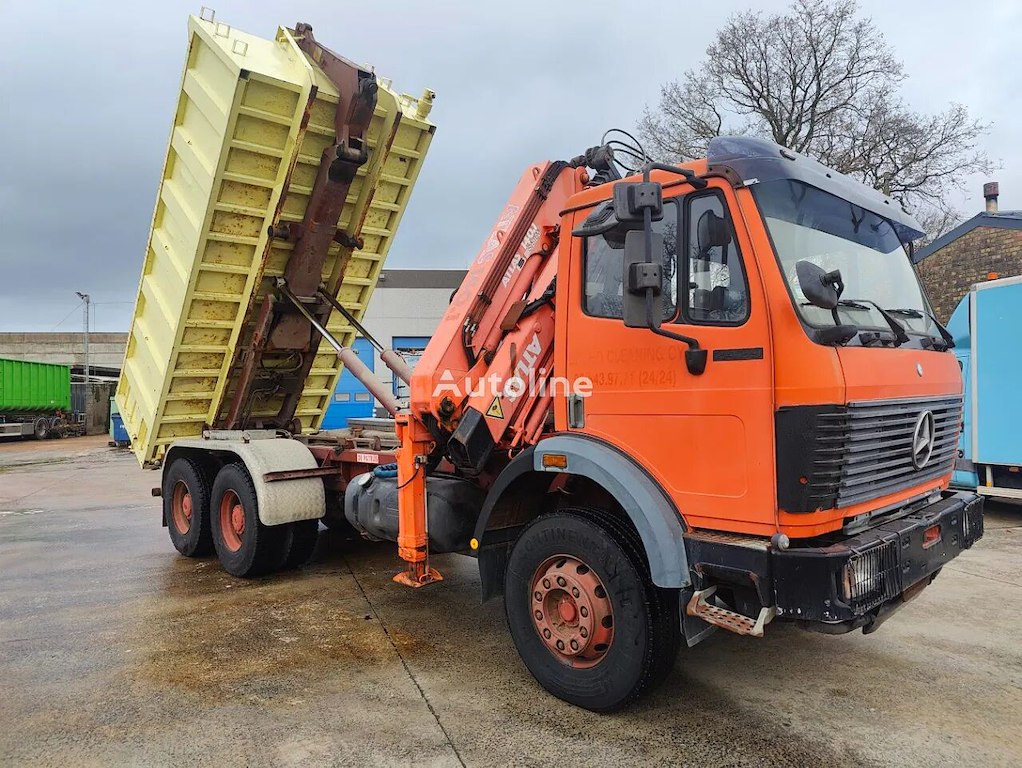 Mercedes-Benz SK 2629 (2429) K 6X4 + HIAB 140-1 4EX + CONTAINERHOOK + KIPPER kamion rol kiper