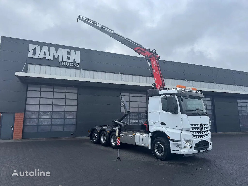 Mercedes-Benz AROCS 3248 8x4 FASSI F 365 RA.2.26 + AJK Haakarmsysteem kamion rol kiper