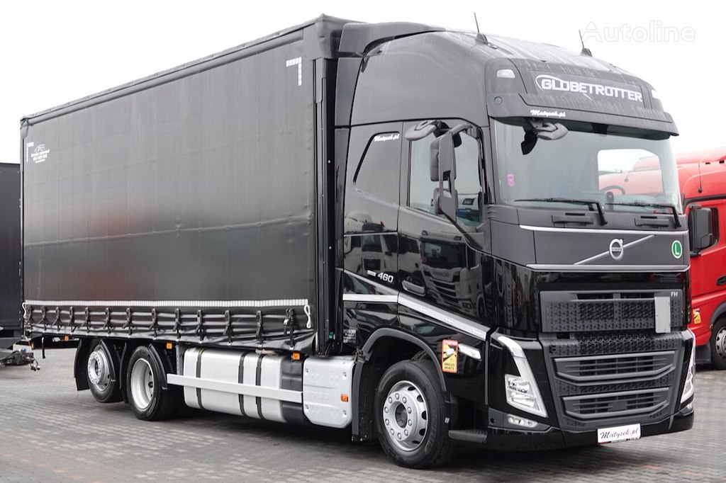 Volvo FH 460 / XL / I-SAVE / 6x2 / FIRANKA - 7,8 m / SOLÓWKA / PODNOSZ kamion sa klizna zavesa cerada