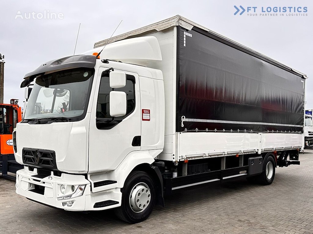 Renault D 250 / AUTOMATIC / 4X2 / 18 PALLETS / TAIL LIFT / SIDE BOARDS / kamion sa klizna zavesa cerada