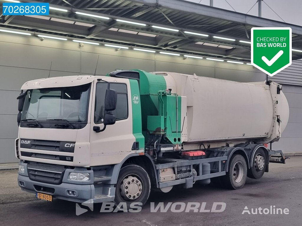 DAF CF75.250 6X2 NL-Truck Lift+Lenkachse Haller SLF 23 m3 Zoeller EE kamion za smeće