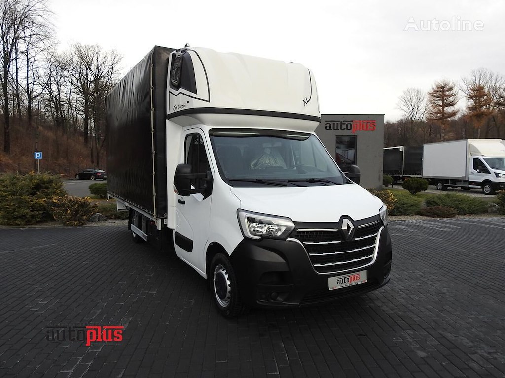 Renault MASTER PLANDEKA 10 PALET WEBASTO TEMPOMAT KLIMATYZACJA LEDY PNEU kamion s ceradom < 3.5t