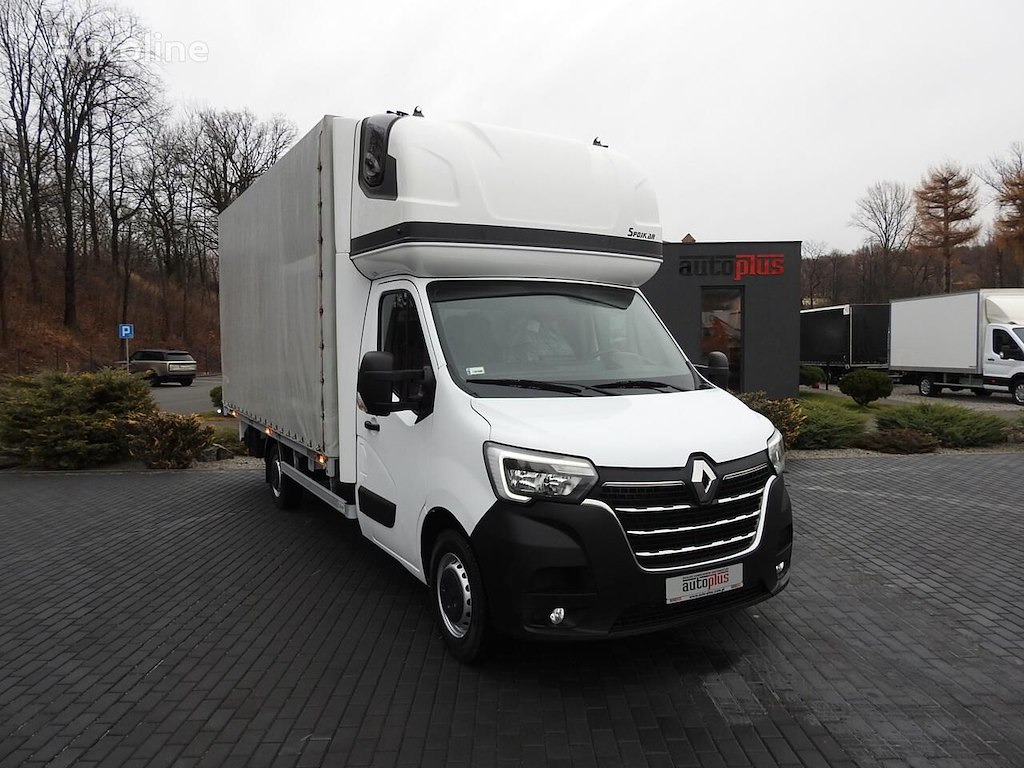 Renault MASTER PLANDEKA 10 PALET WEBASTO TEMPOMAT KLIMATYZACJA LEDY PNEU kamion s ceradom < 3.5t