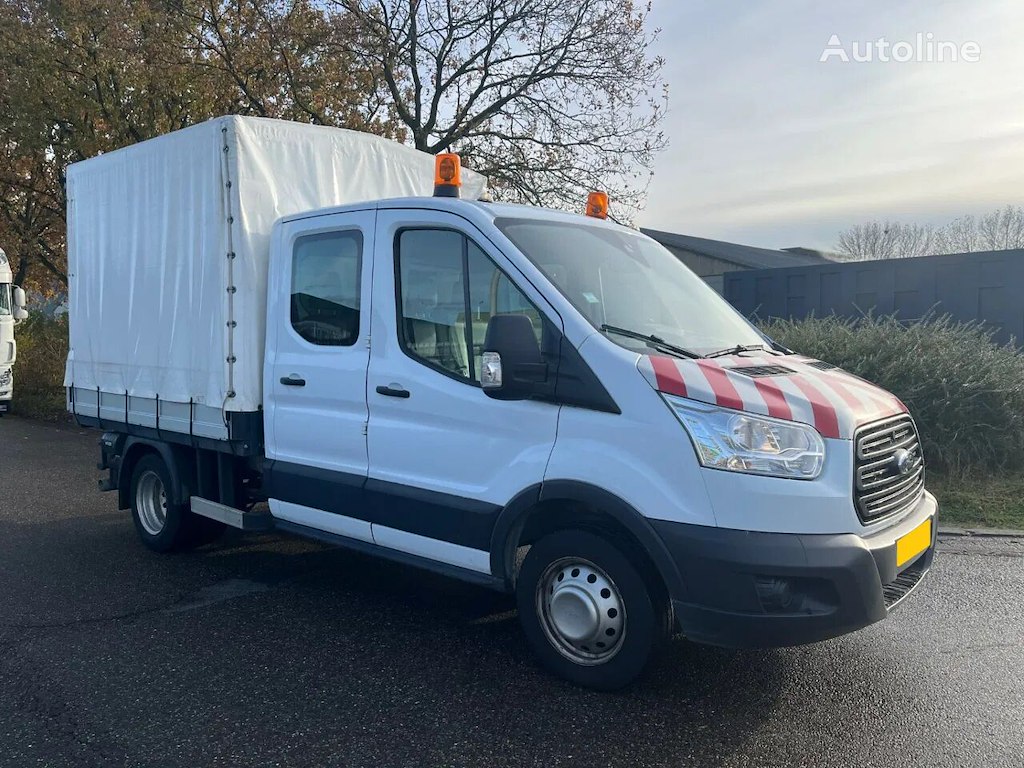 Ford TRANSIT 2.2 tdci huif * laadklep * ladebordwand* dubbelle cabine kamion s ceradom < 3.5t