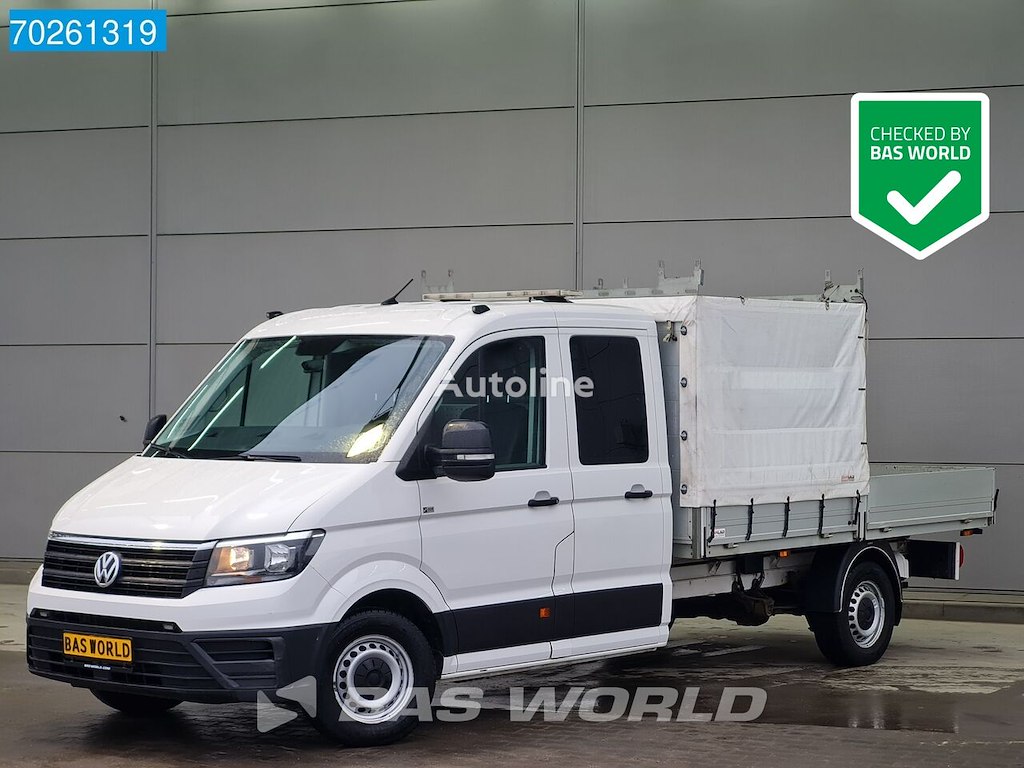 Volkswagen Crafter 177pk Open laadbak Dubbel Cabine Kraan Camera Trekhaak L kamion s ravnom platformom < 3.5t