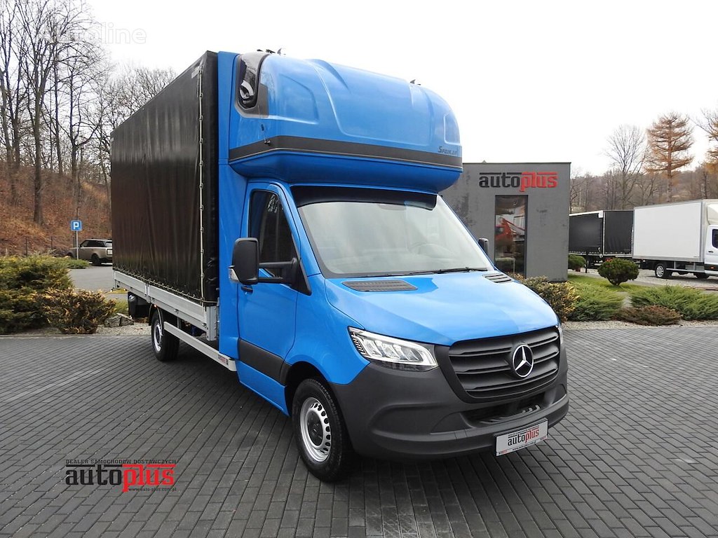 Mercedes-Benz SPRINTER 317 PLANDEKA 10 PALET WEBASTO TEMPOMAT KLIMATYZACJA LED kamion s ceradom < 3.5t