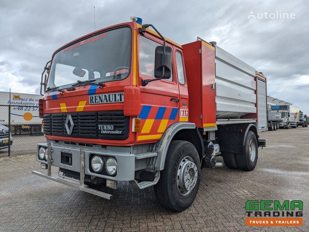 Renault BA 02 F2B Fire Truck - Godiva GVA2700 Pump - Tank 8000L - Pump W vatrogasno vozilo