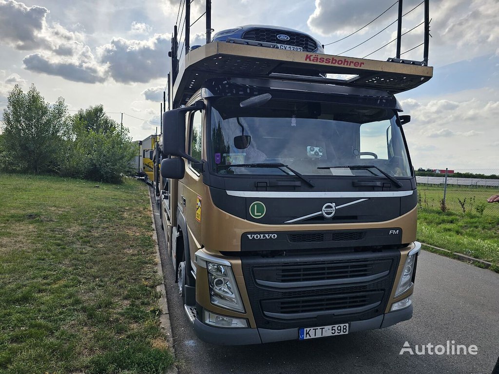 Volvo FM 460 autotransporter + prikolica autotransportera