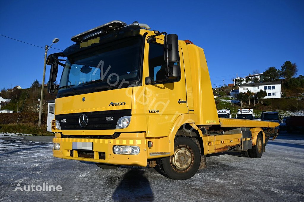 Mercedes-Benz ATEGO 1224 *JIGE *2 x 3.6t WINCHES *BRILLE *EURO 5 *MANUAL šlep auto