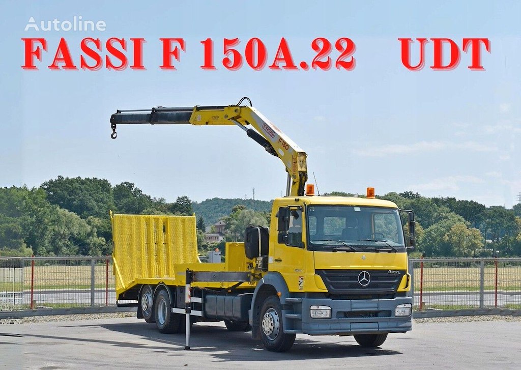 Mercedes-Benz AXOR 2533 ABSCHLEPPWAGEN 7,50 m + FASSI F150A.22 šlep auto