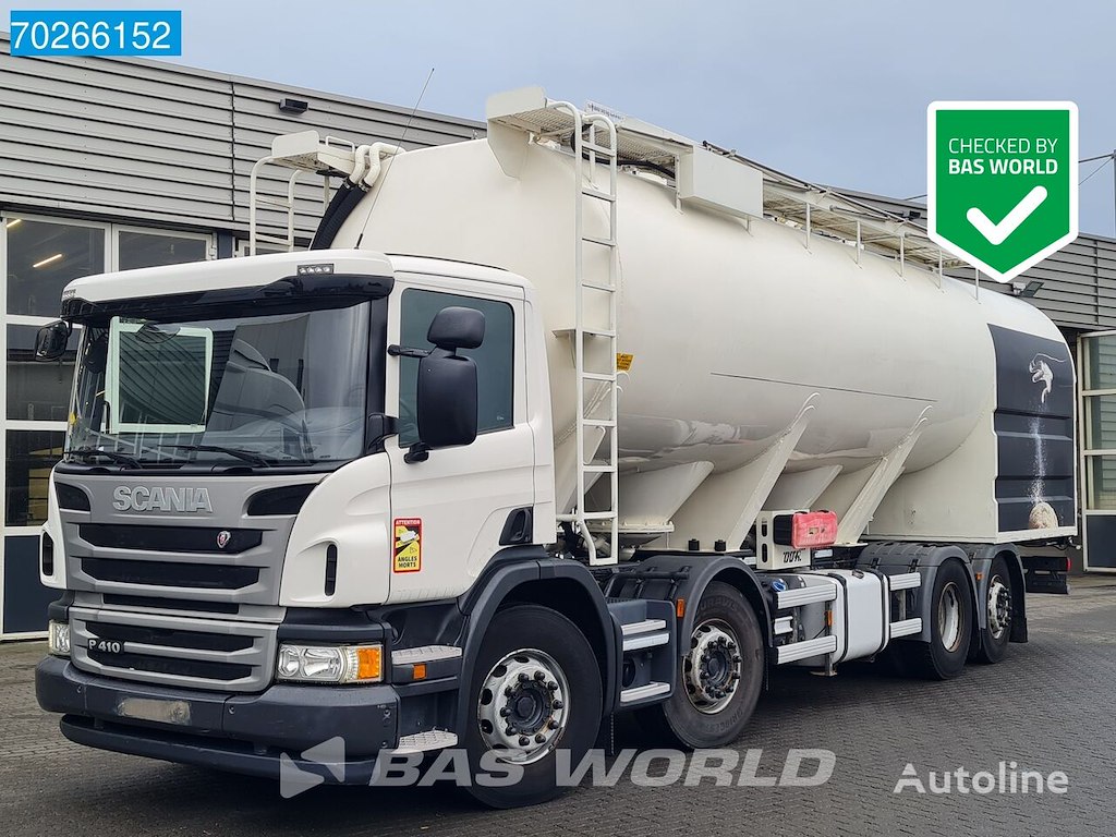 Scania P410 8X2 Silo 5 Compartments Retarder Lift+Lenkachse Euro 6 autocisterna