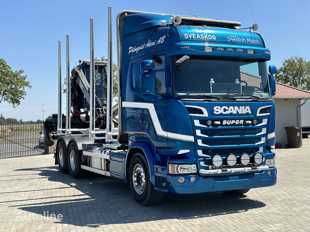 Scania R580 kamion za prevoz drva