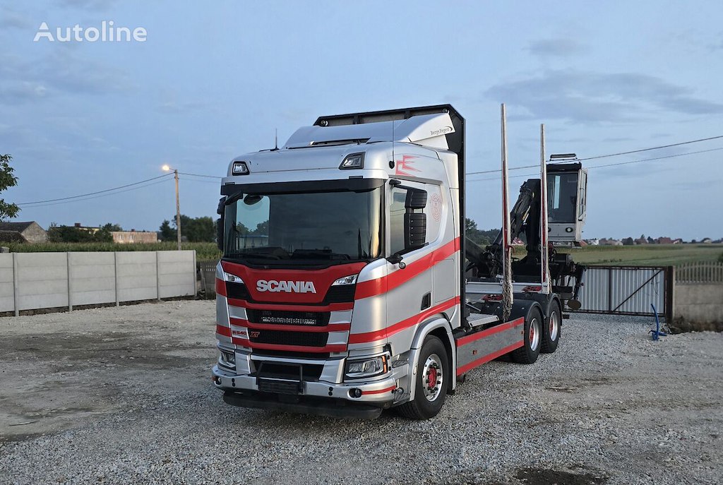 Scania R540XT kamion za prevoz drva