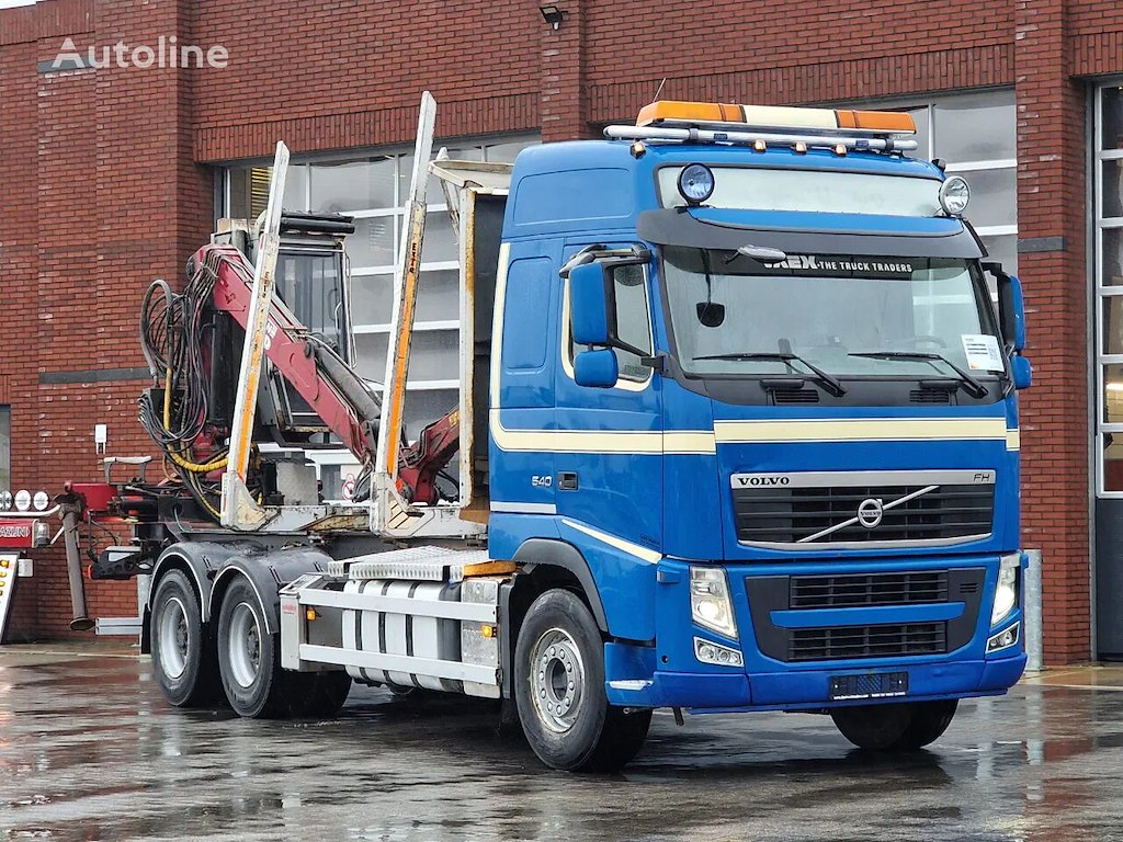 Volvo FH 13.540 XL 6x4 - VKran - Crane - Grua V10.78 - HUB Reduction - kamion za prevoz drva