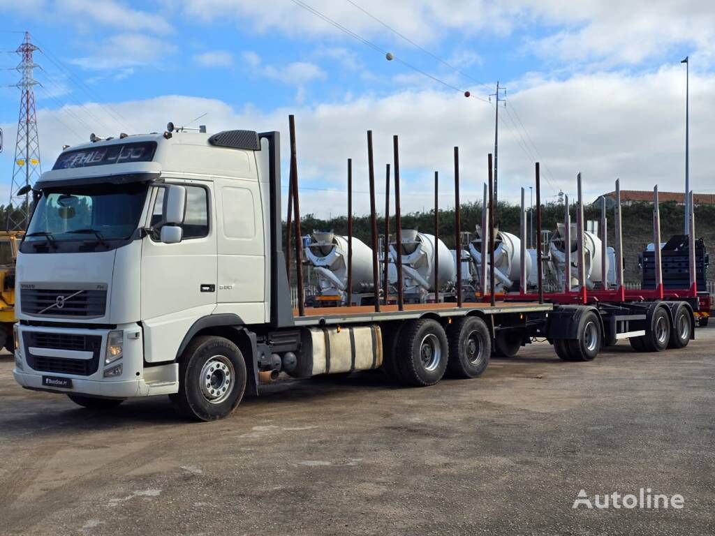 Volvo FH16 580 Manual - Retarder + Stubenberger H2L kamion za prevoz drva