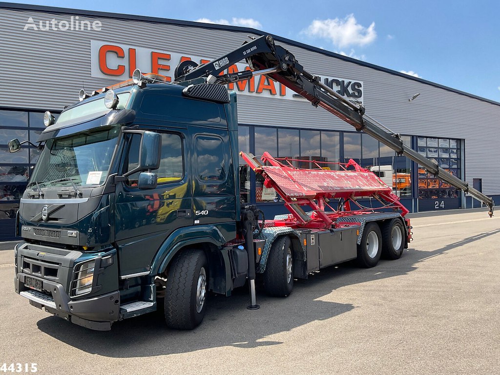 Volvo FMX 540 8x4 Euro 6 Hiab 28 Tonmeter laadkraan kamion sa kukom za podizanje tereta