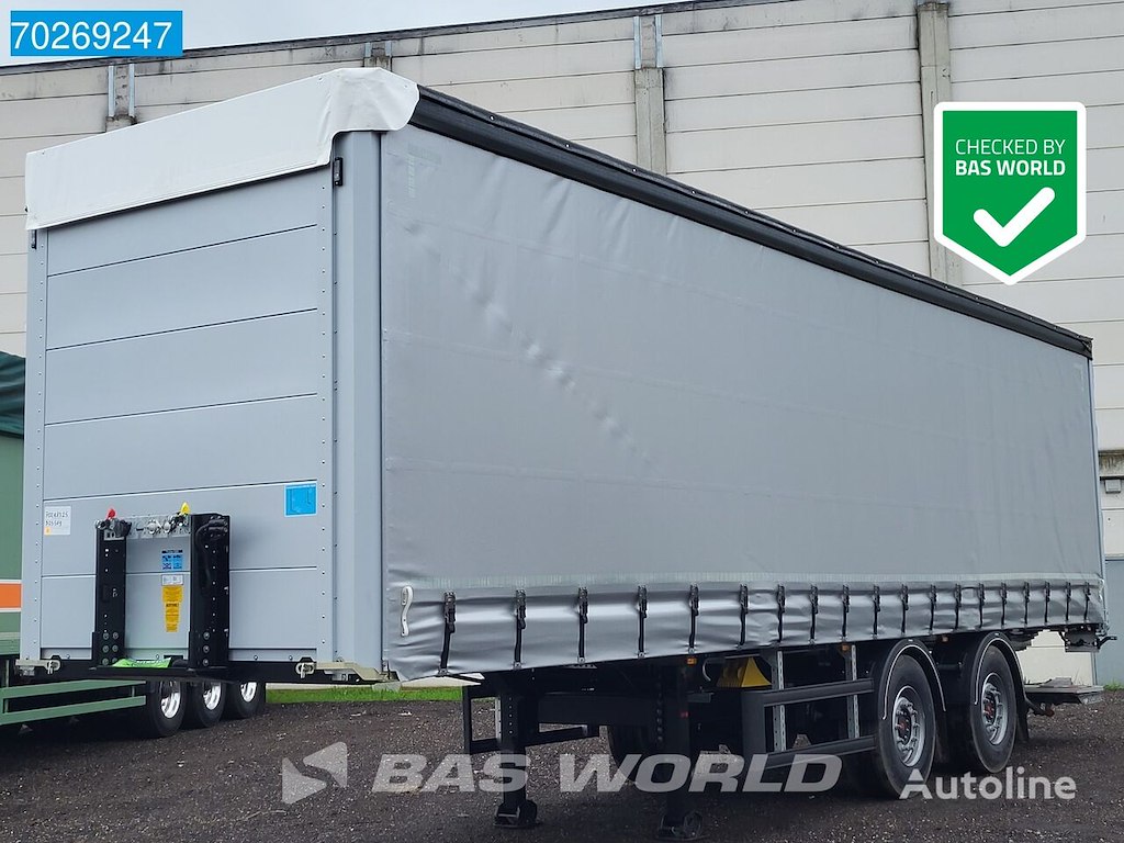 Nova System Trailers LPRS18 NEW Tailgate Lenkachse Hartholz-Bodenn poluprikolica sa kliznom ceradom