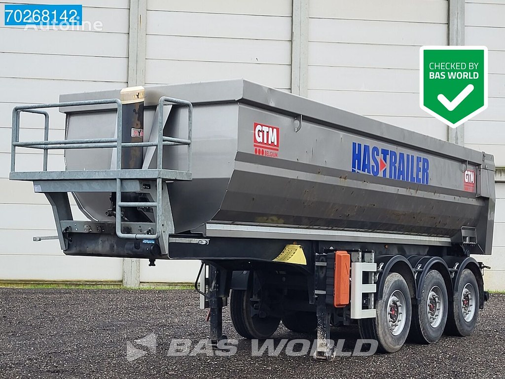 Hastrailer 26m3 Liftachse SAF poluprikolica kipera