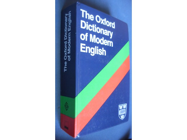 THE OXFORD DICTIONARY OF MODERN ENGLISH