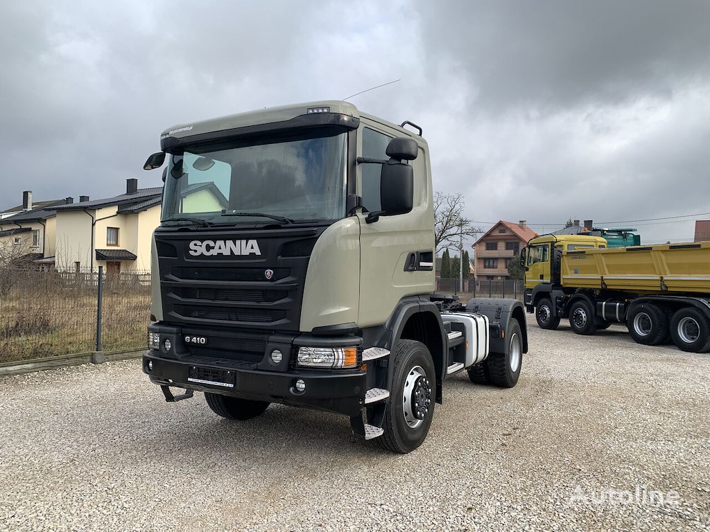 Scania G410, 4x4 - STAŁY NAPĘD tegljač