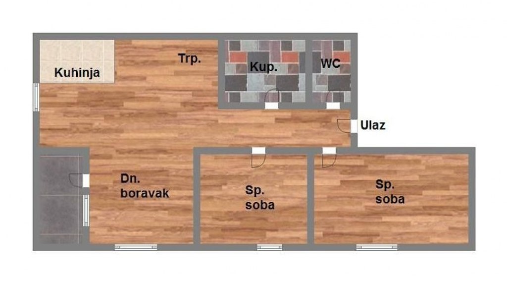 Stan u izgradnji od 60m2 na Adicama!