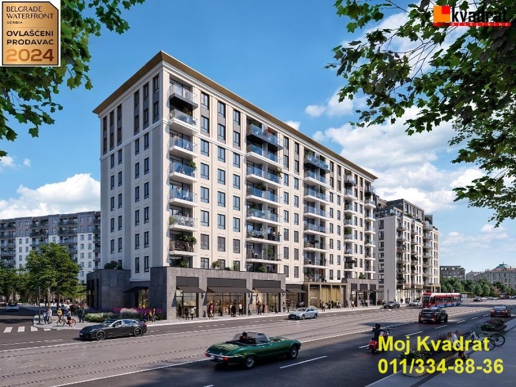 Savski venac, Belgrade Waterfront - BW Alegra, 34m2 - EXPERIENCE URBAN LIVING AT IT'S FINEST - NO CO