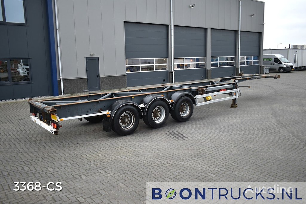 Van Hool 3B2015 FIXED CHASSIS | 2x20-40ft HC * 4600 Kg * NL TRAILER * APK poluprikolica za prevoz kontejnera