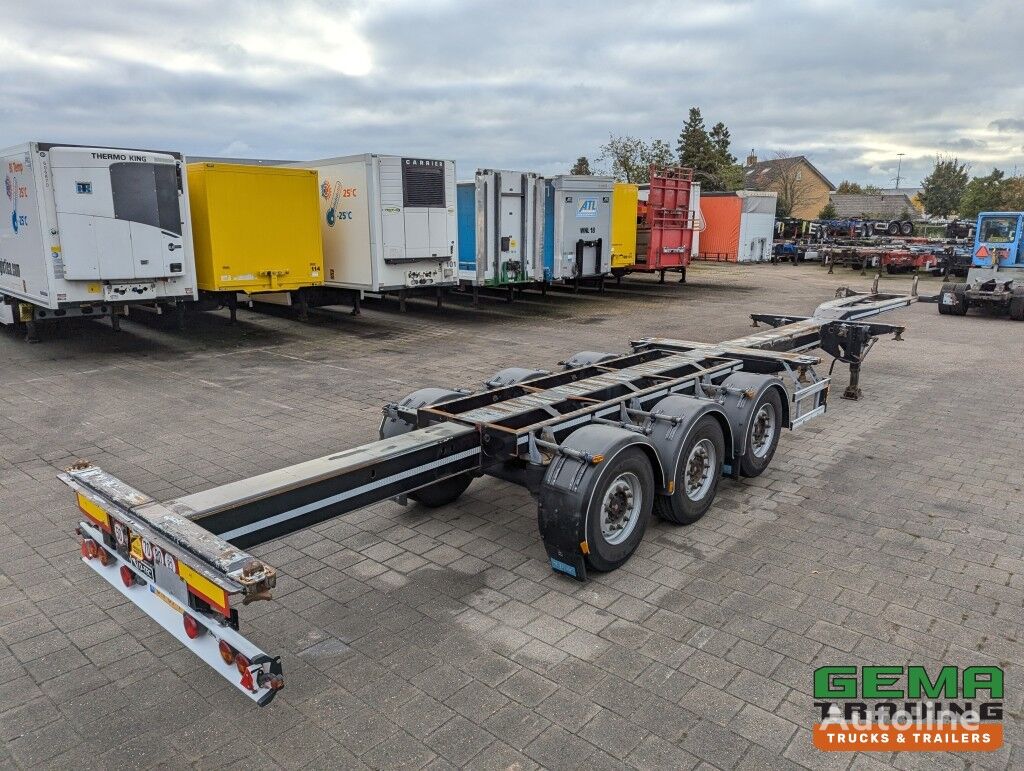 D-Tec FLEXITRAILER VCC-01 MULTI 3-Assen SAF - Schijfremmen - Liftas - poluprikolica za prevoz kontejnera