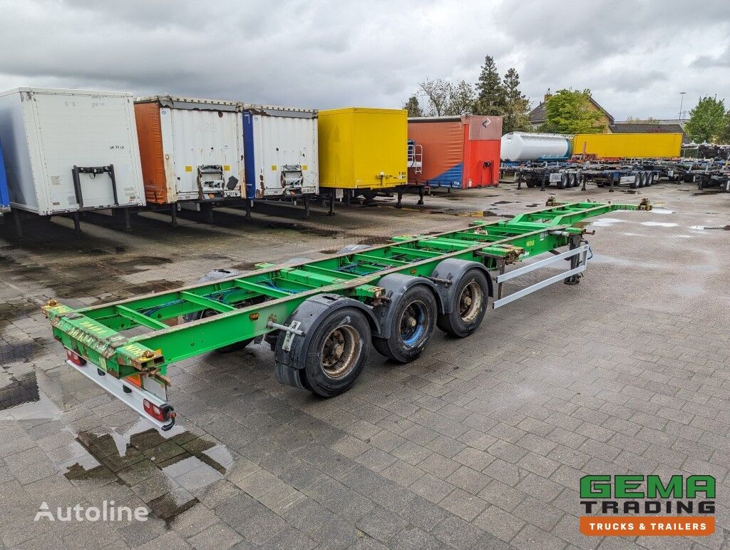 LeciTrailer 3E20-PC.HC 3-Assen BPW Lift-As - 4800kg - 1x 20FT 2x20FT 1x30FT poluprikolica za prevoz kontejnera