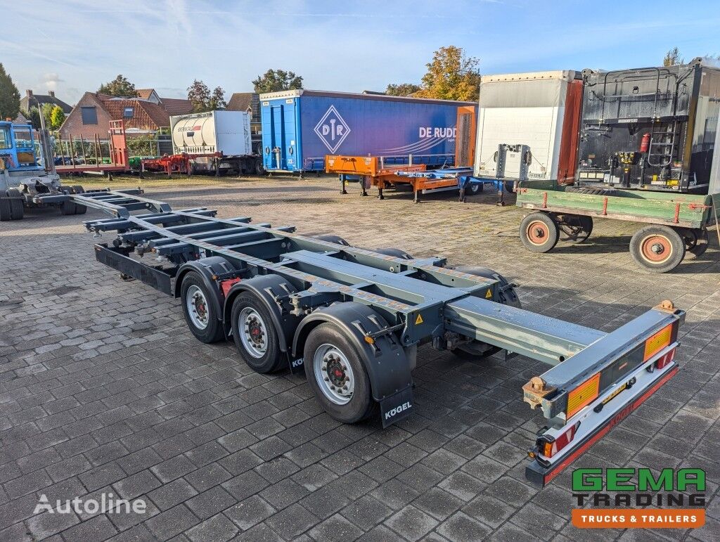 Kögel PORT 40 SIMPLEX S24-2 3-Assig Container Chassis - LiftAs - Schij poluprikolica za prevoz kontejnera