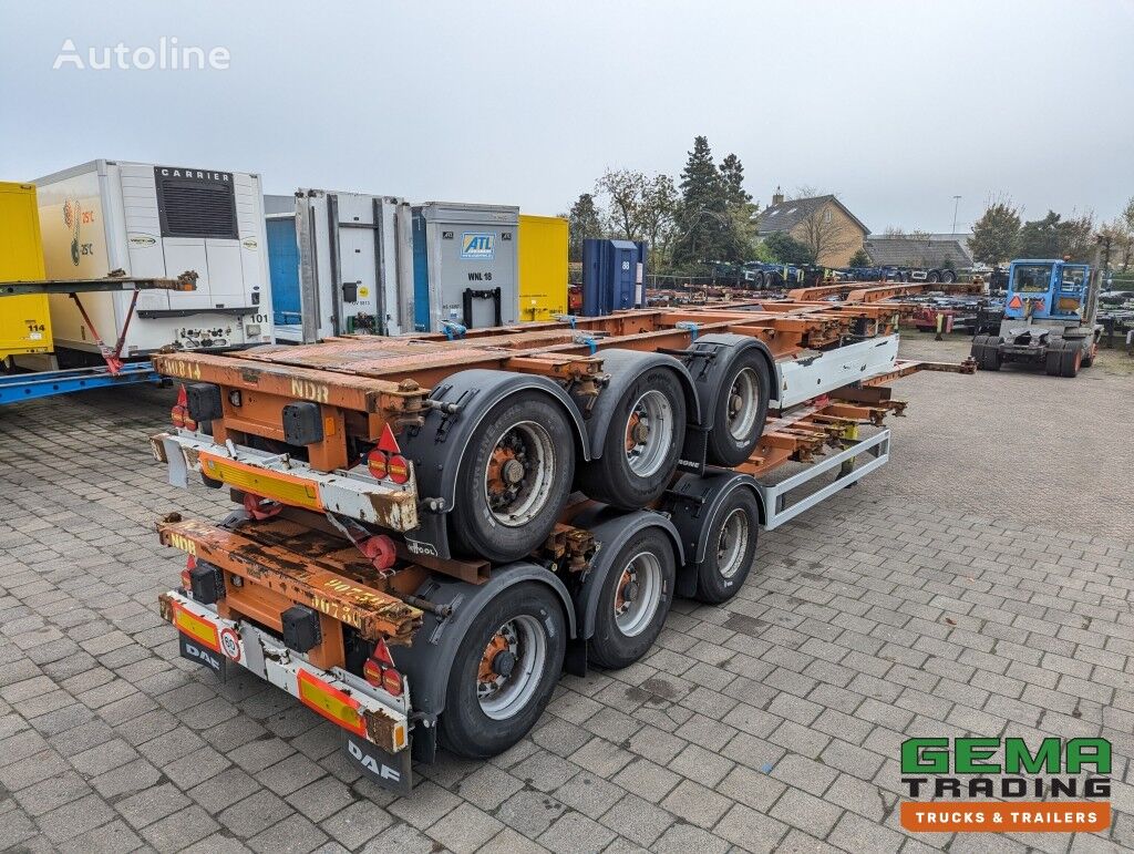 Krone SD 27 3-Assen BPW LiftAxle - DiscBrakes - 5510kg - All Sorts off poluprikolica za prevoz kontejnera