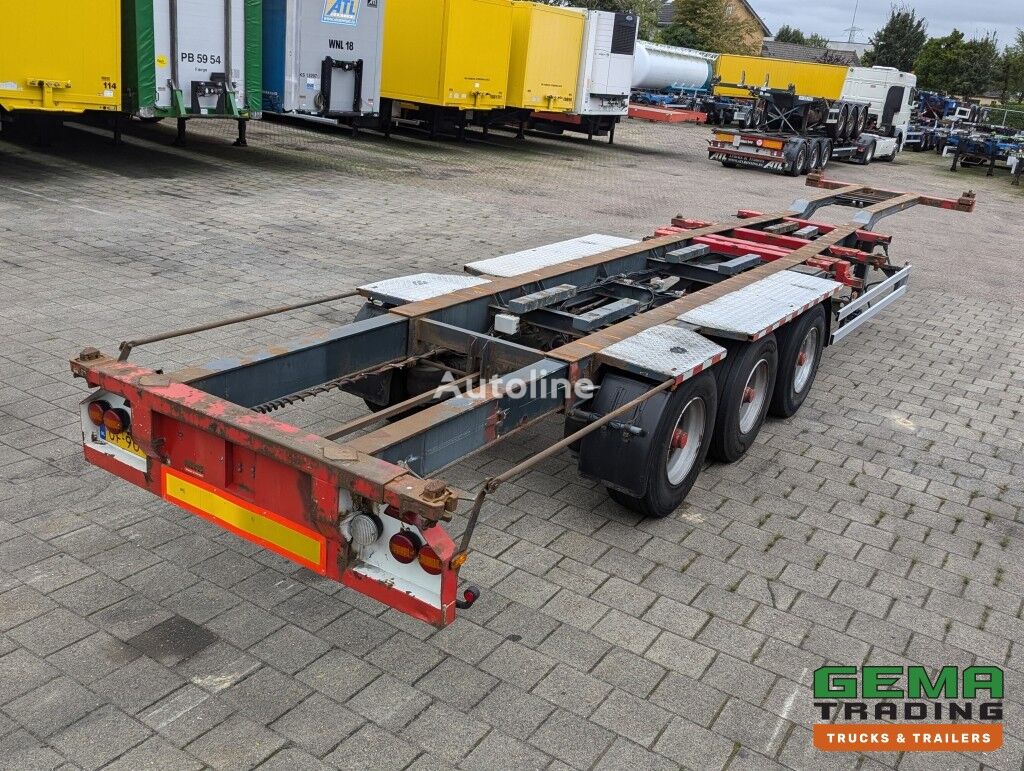 Zwalve OCM 3 15 27 3-Assen BPW Lift-as - Drum Brakes (O1987) poluprikolica za prevoz kontejnera